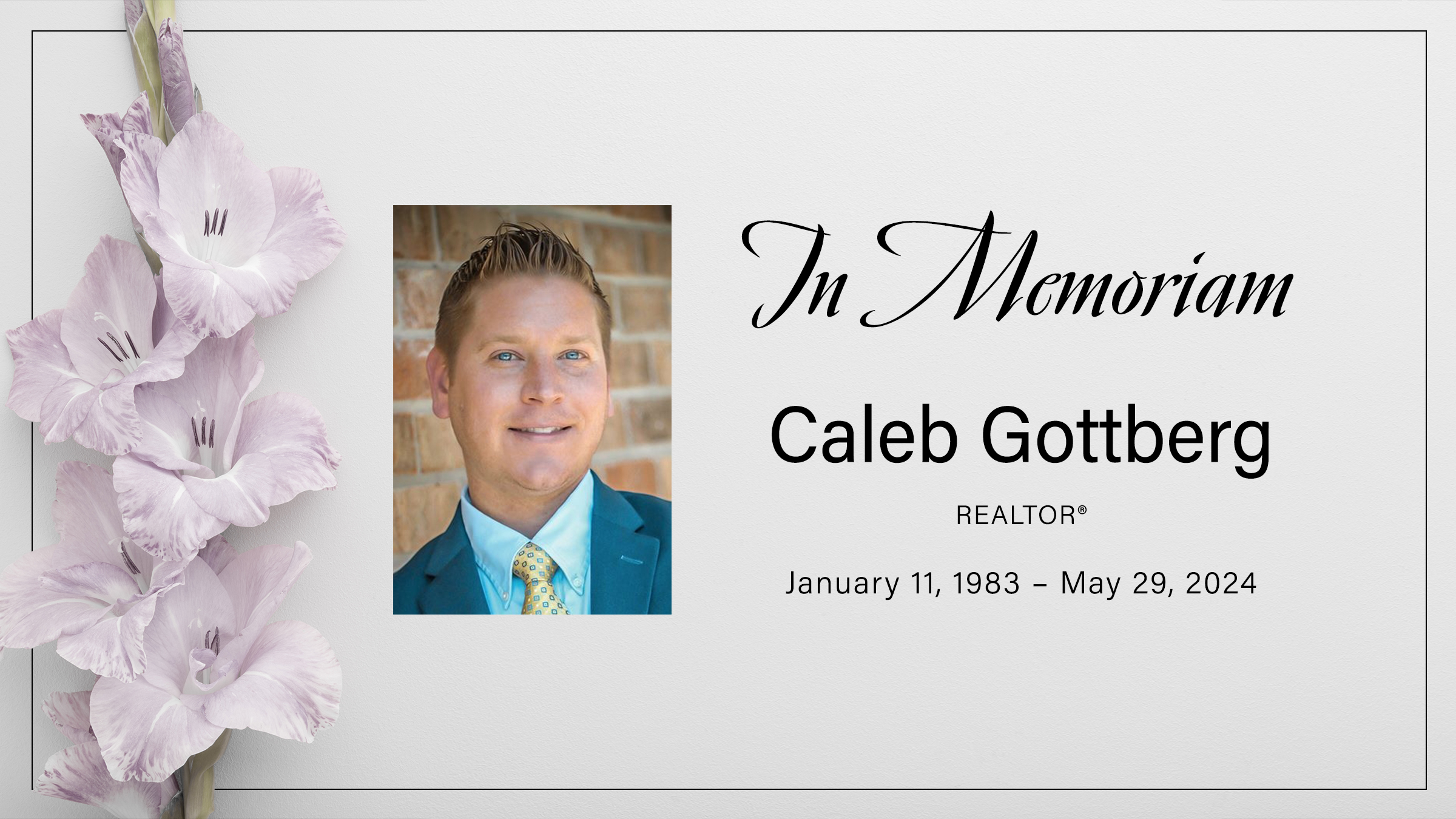In Memoriam: Caleb Elisha Gottberg » Northeast Florida Association of ...