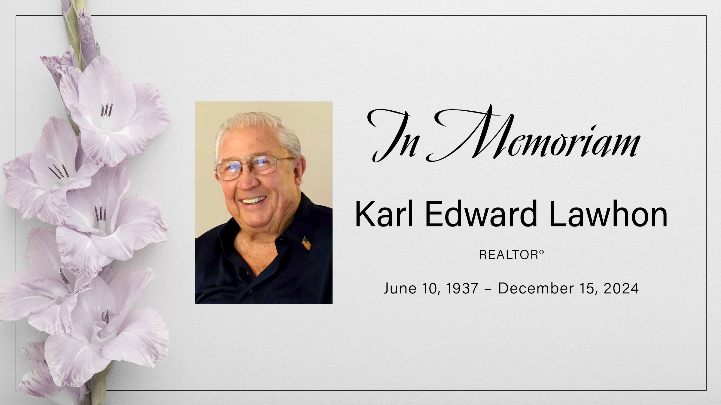 In Memoriam - Karl E. Lawhon » Northeast Florida Association of REALTORS®
