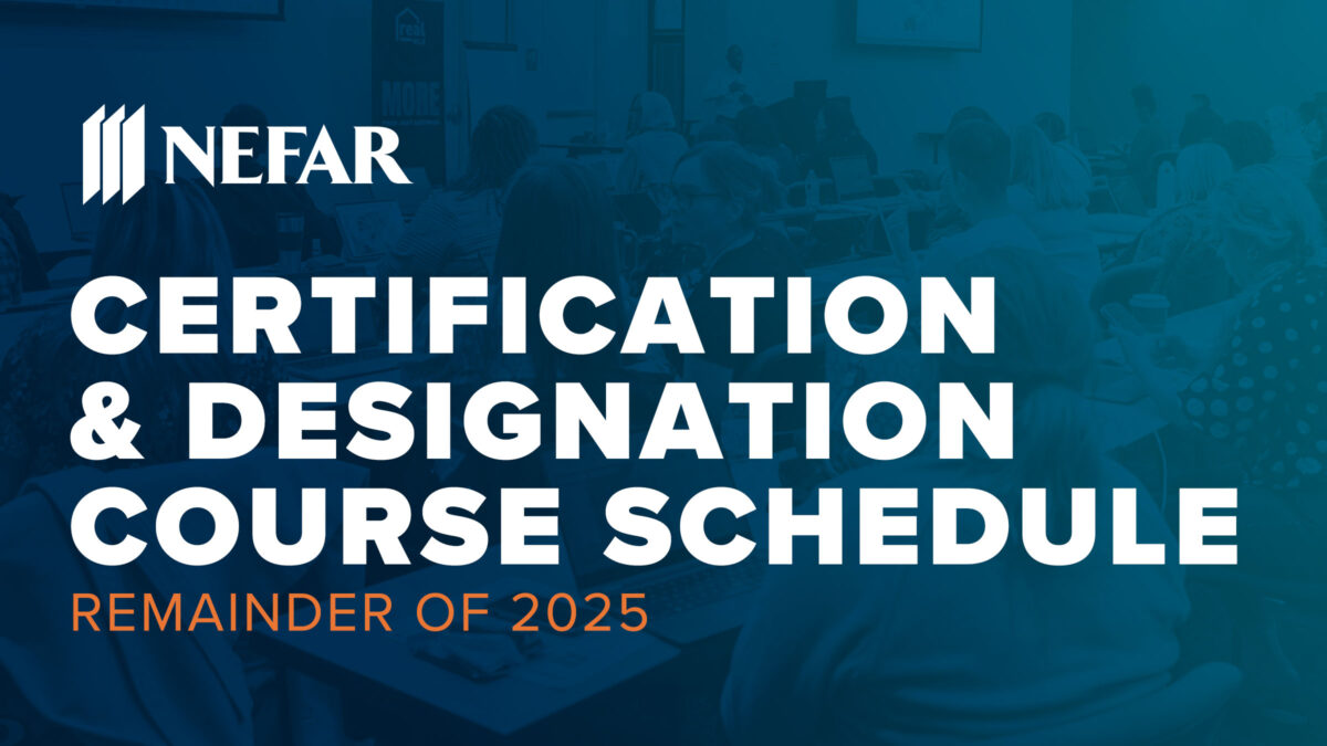 Advance Your Career with NEFAR’s Fall Certification & Designation Courses » Northeast Florida ...